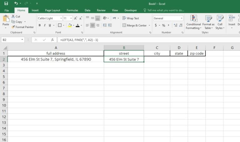 How to Split Address in Excel: A Step-by-Step Guide - BSuite365