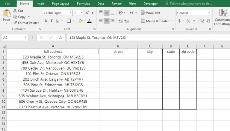 How To Split Address In Excel A Step By Step Guide Bsuite365