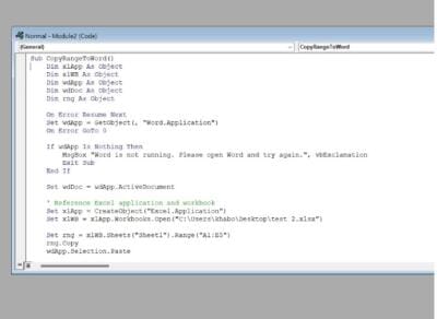 Automating Excel to Word Data Transfer with Macros - BSuite365
