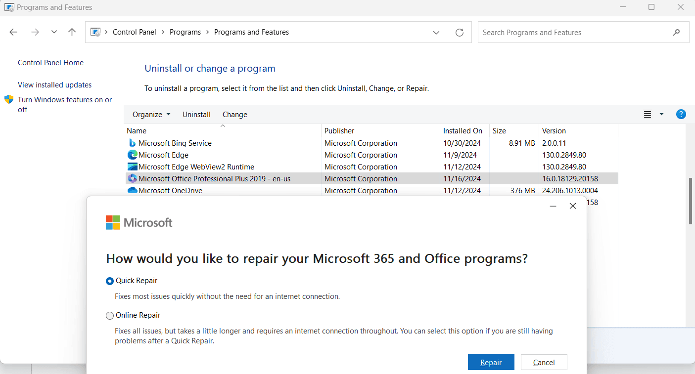 How to Fix Missing Word or Excel Icons in Windows - BSuite365